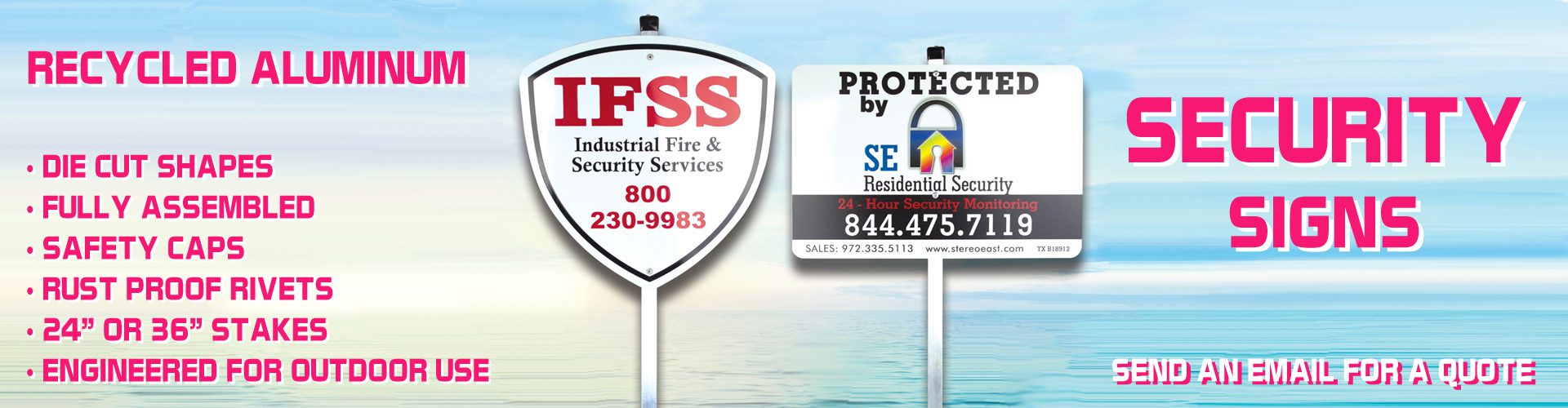 Security Signs | MetalSigns.com